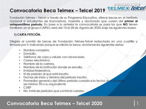 Becas Telmex: REQUISITOS y Consejos para Obtener una Beca