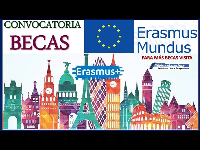 Convocatoria, requisitos y registro para la Beca Erasmus Mundus 2024