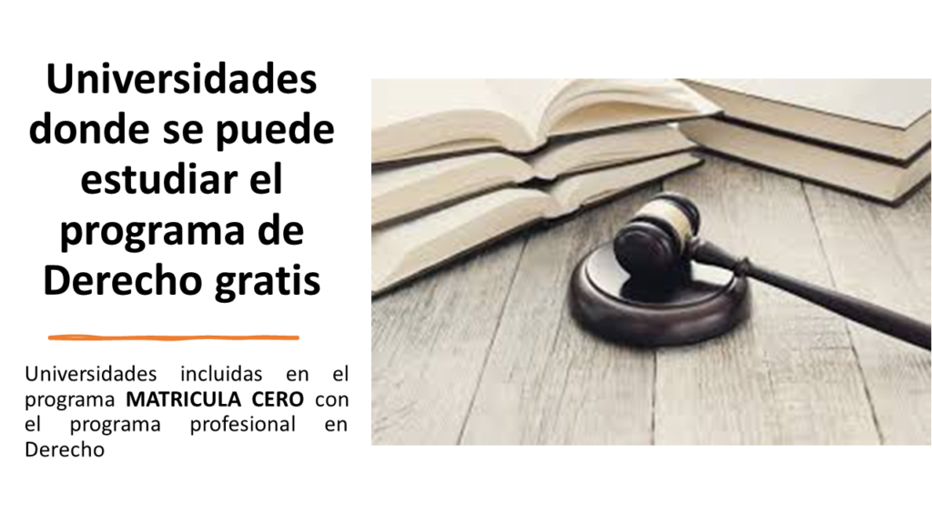 UNIVERSIDADES DERECHO: TOP INSTITUCIONES para ESTUDIAR